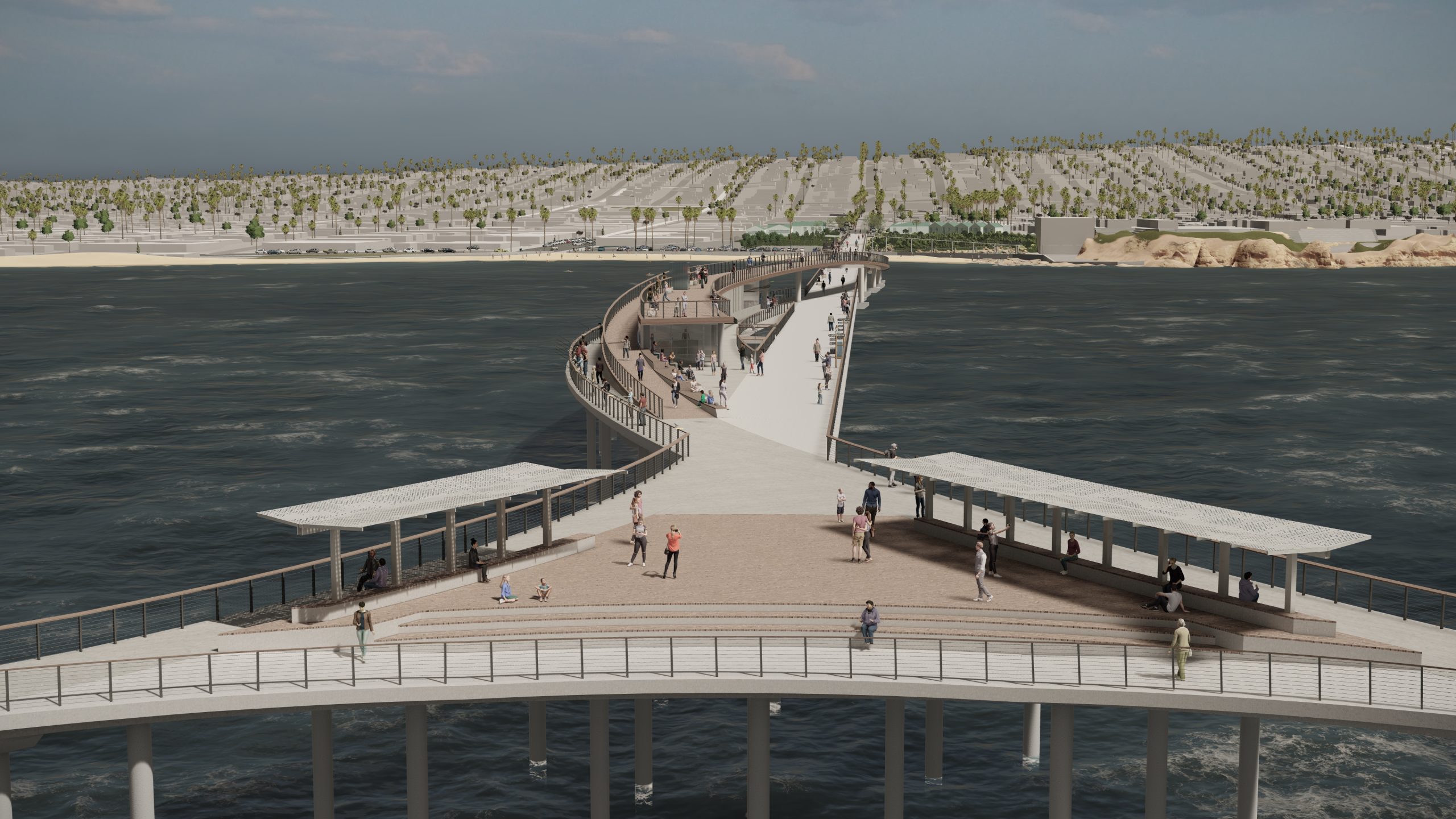City Of San Diego Reveals Design Concept For Potential Ocean Beach Pier
